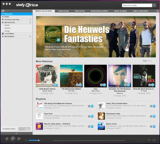 Simfy Africa: first in-depth SA review - TechCentral