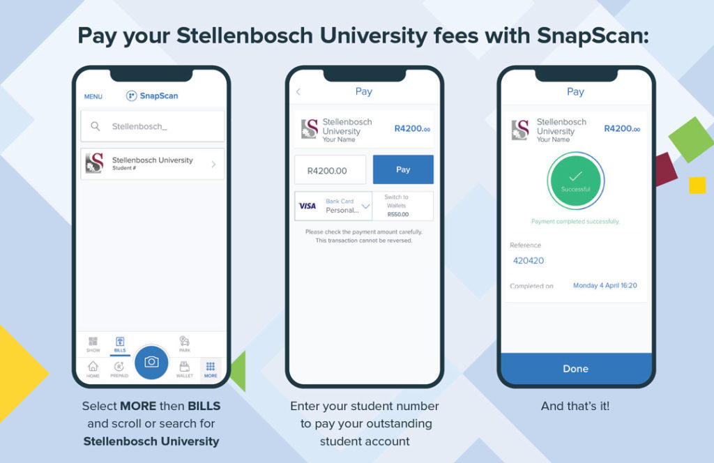 Students will save time at SU, with SnapScan - TechCentral