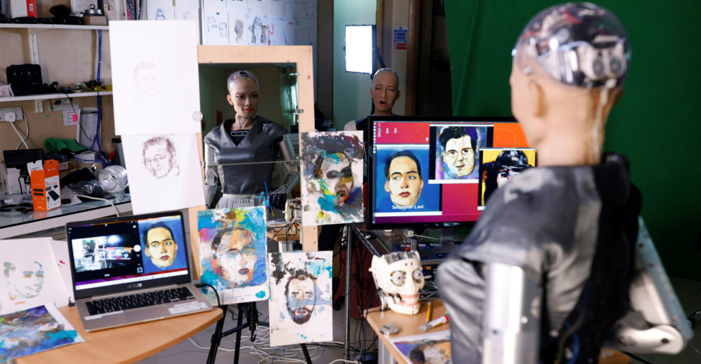 NFT digital artwork by humanoid robot Sophia up for auction - TechCentral