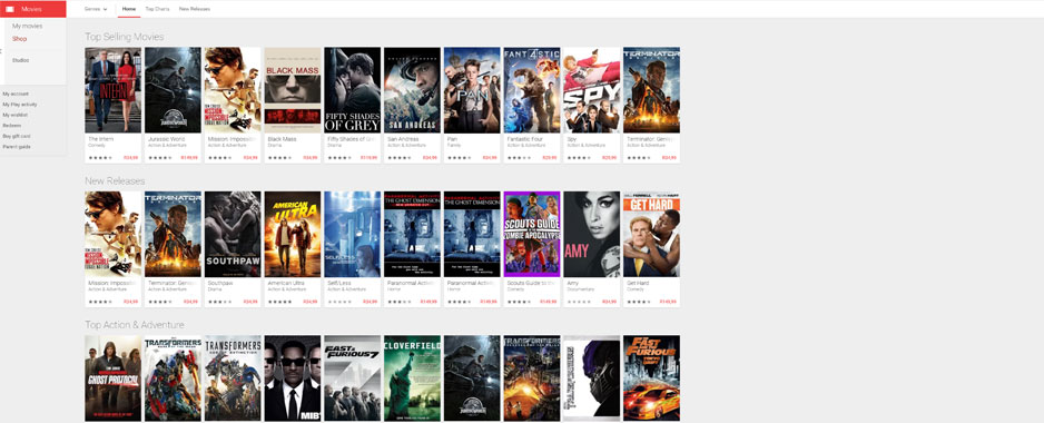 Google Play Movies now live in SA - TechCentral