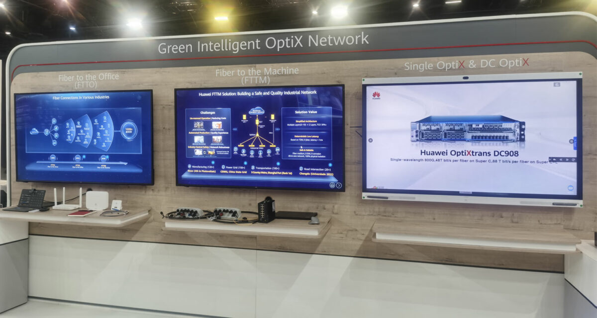 Huawei showcases Green Intelligent OptiX Network in South Africa