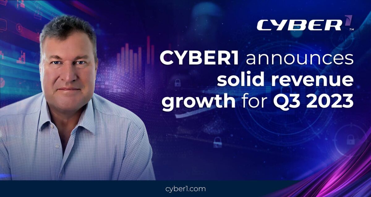 CYBER1 announces solid revenue growth for Q3 2023