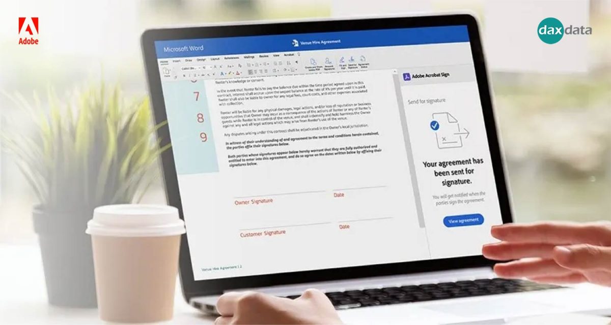 Sign documents anywhere, on any device, with Adobe Acrobat Sign