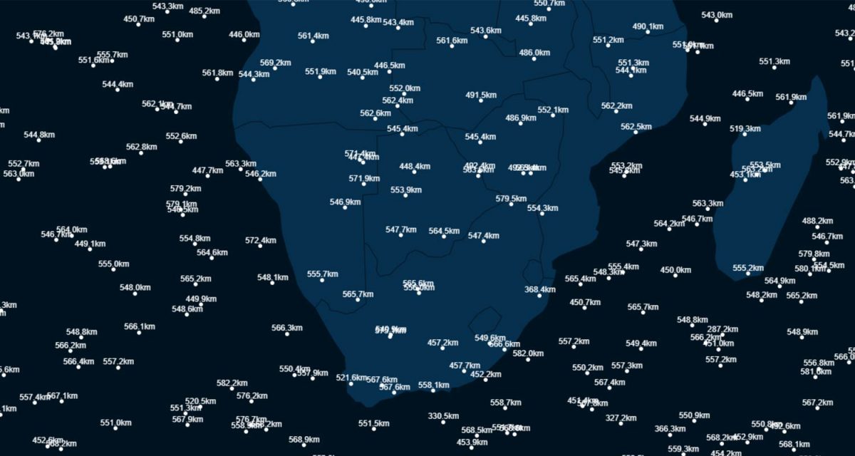 Astonishing Starlink satellite map shows constellation in real time ...